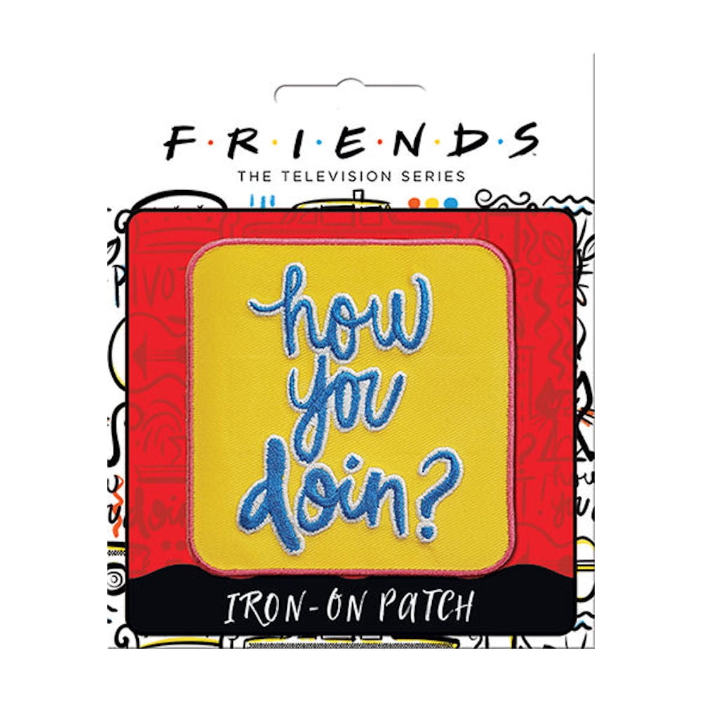 The Friends how you doin? Full Color Iron-On Patch - Walmart.com