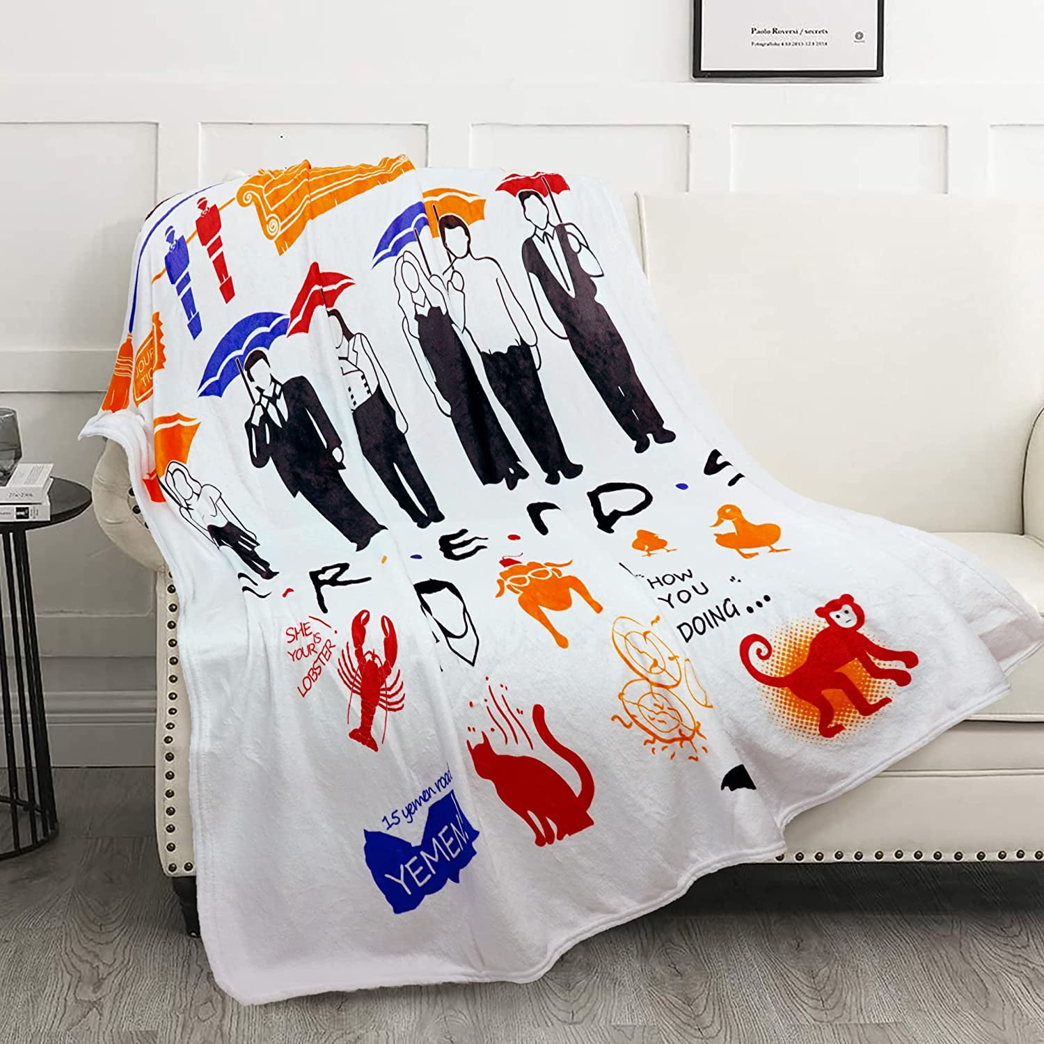 Friends TV Show Blanket Throw Friends Tv Show Merchandise Gifts Flannel ...