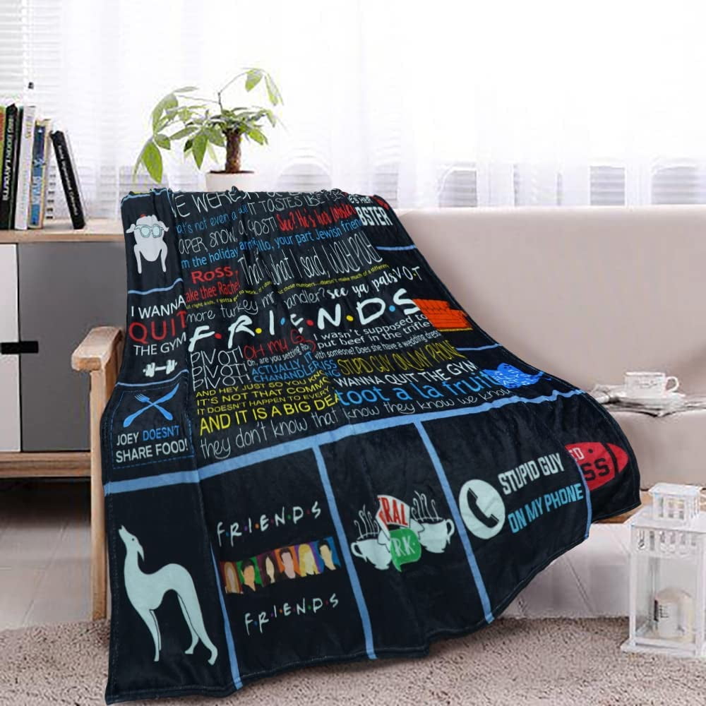 Friends TV Show Blanket Throw Friends Tv Show Merchandise Gifts Flannel ...