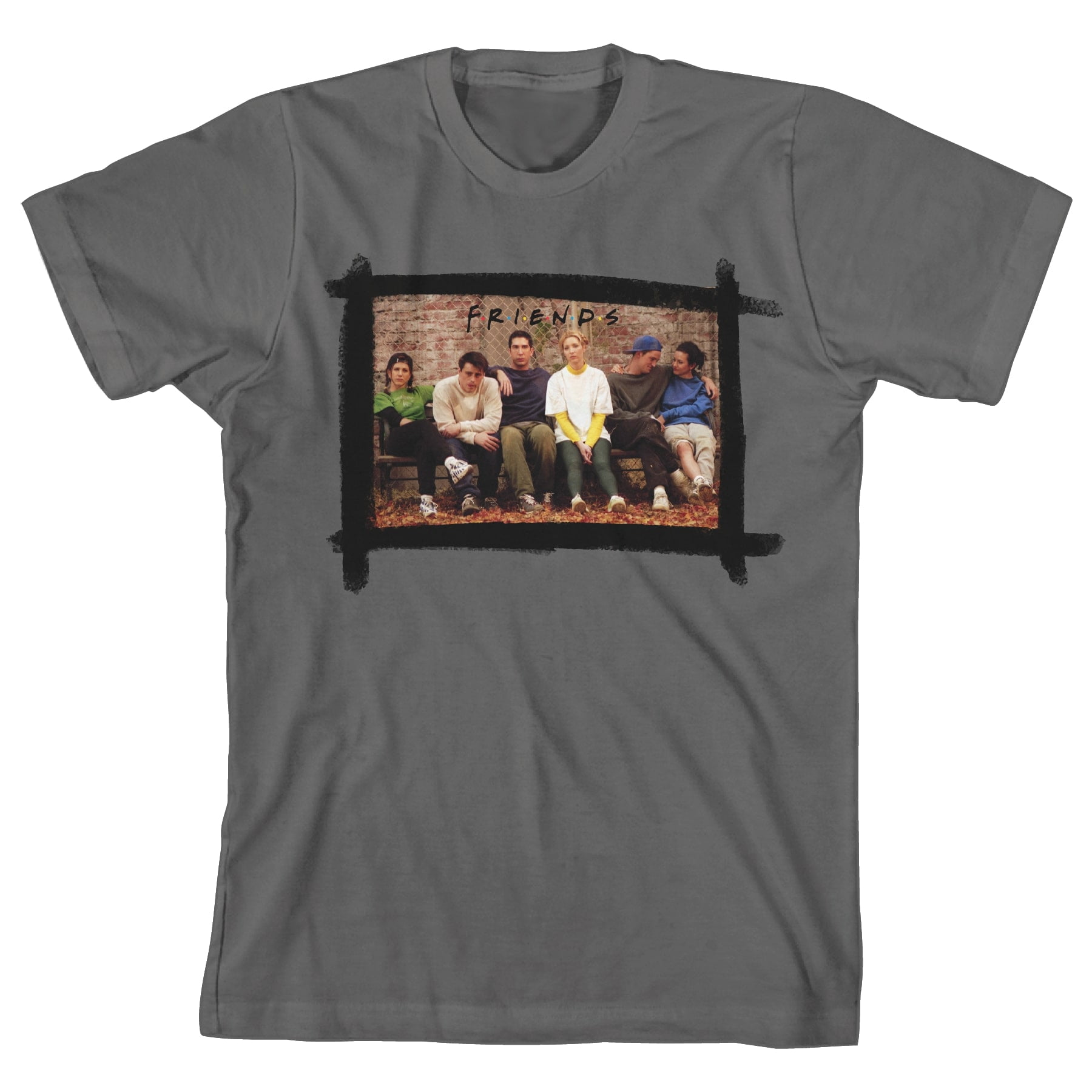 Friends TV Show Character Frame Boy's Charcoal T-shirt - Walmart.com