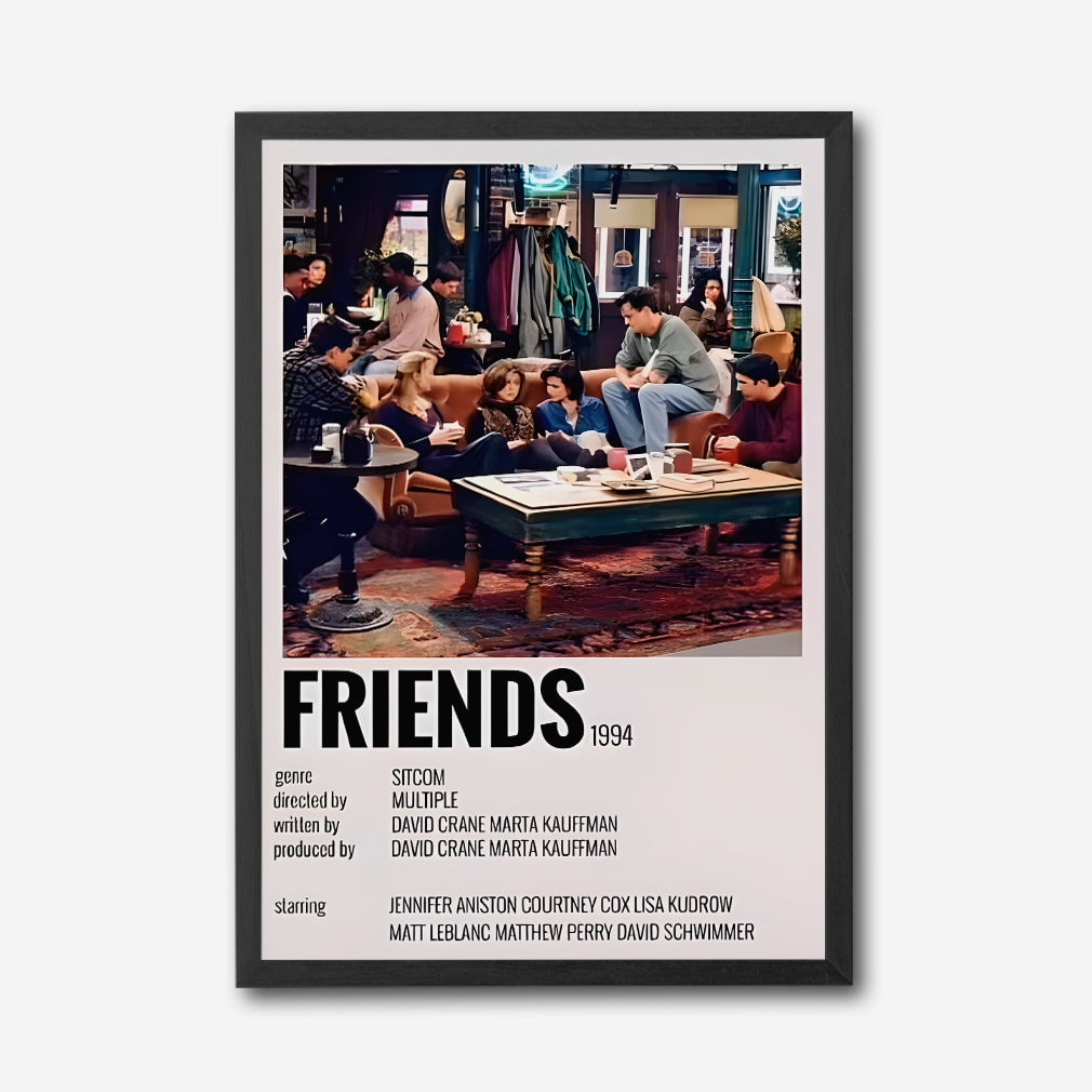 Friends TV Show Poster Canvas Wall Art, Central Perk Living Room Decor ...