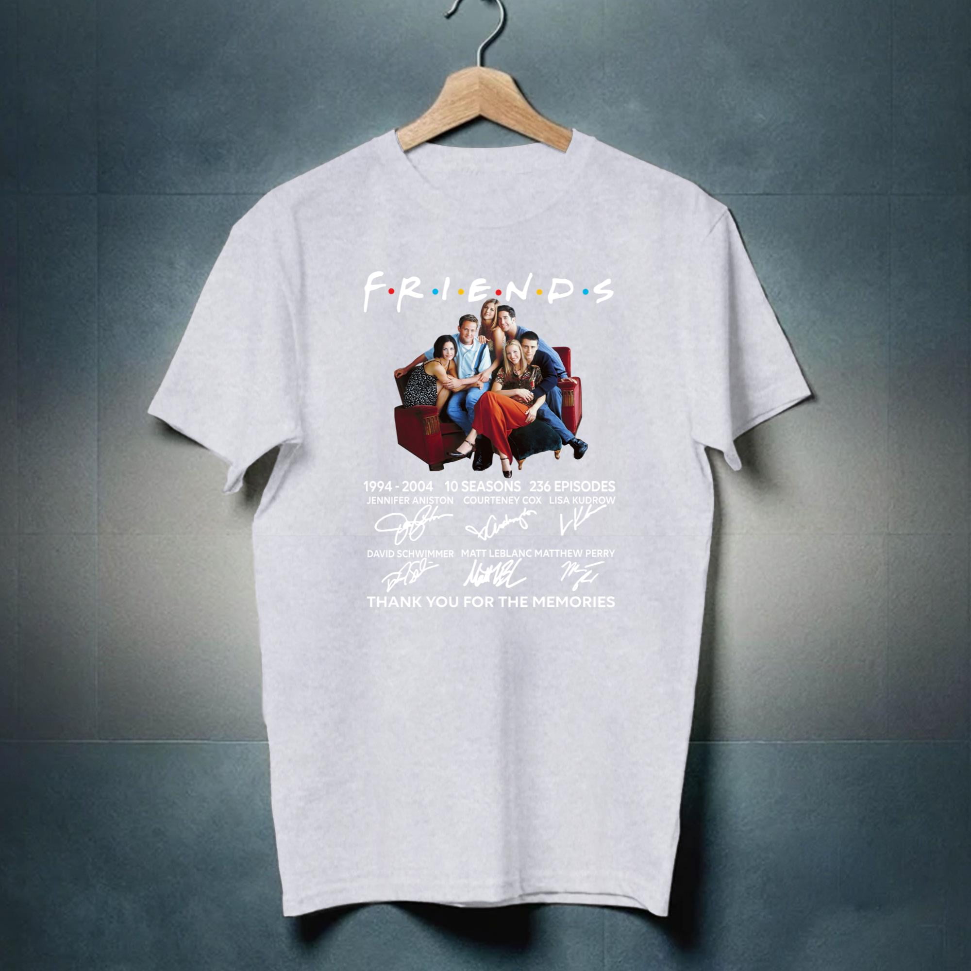 Friends TV Show Shirt, Friends Thank You For The Memories T-Shirt ...