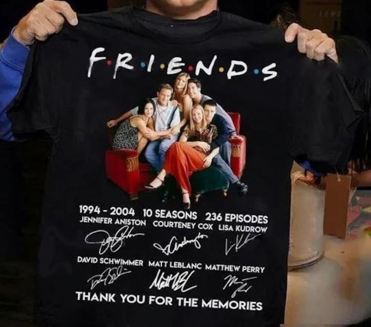 Friends TV Show Shirt, Friends Thank You For The Memories T-Shirt ...