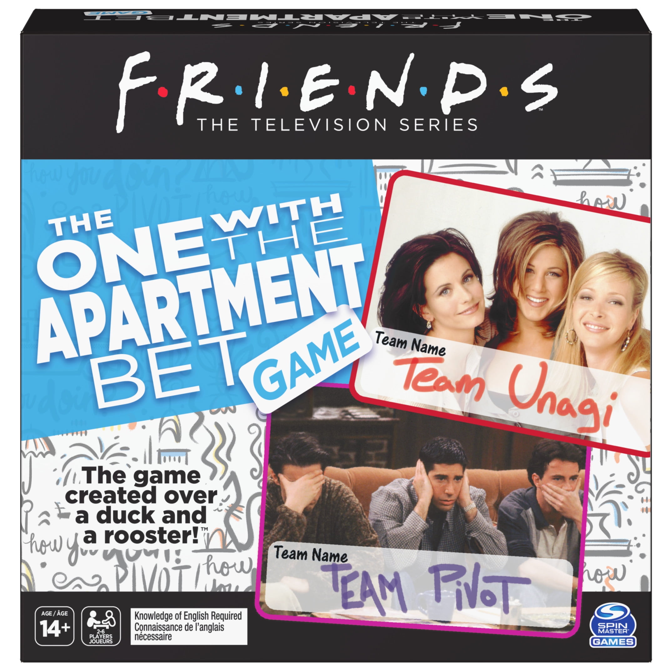 Friends TV Show Apartment Bet Party Game, Trivia Card Game for Adults ...