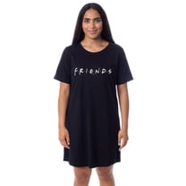Friends TV Show Womens' Classic Logo Nightgown Sleep Pajama Shirt ...