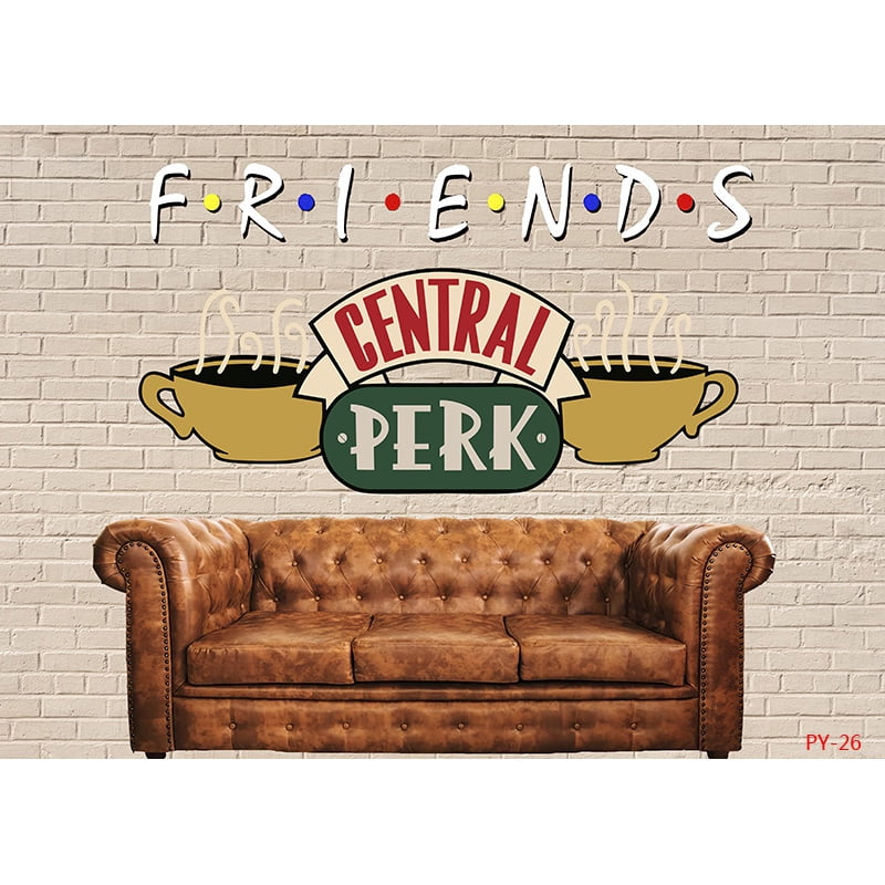 Friends Theme Photography Backdrops Pub 80s 90s Birthday Party ...