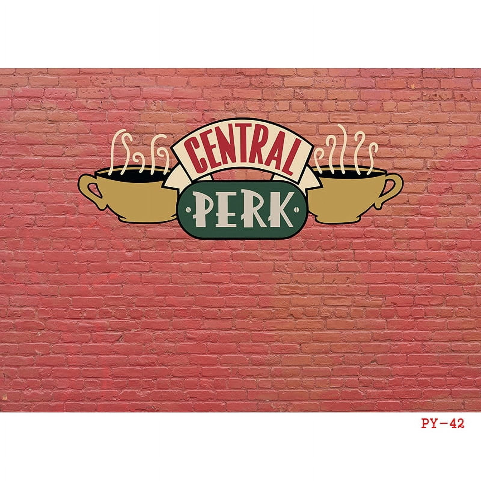 Friends Theme Photography Backdrops Pub 80s 90s Birthday Party ...