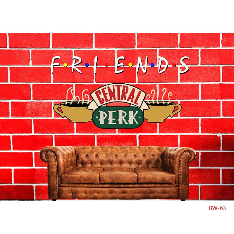 Friends Theme Photography Backdrops Pub 80s 90s Birthday Party ...