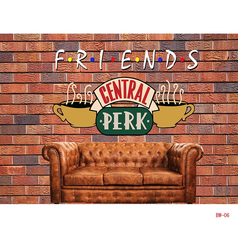 Friends Theme Photography Backdrops Pub 80s 90s Birthday Party ...
