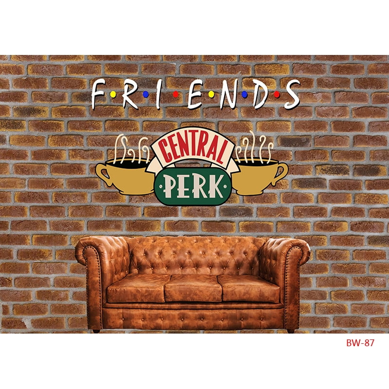 Friends Theme Photography Backdrops Pub 80s 90s Birthday Party ...