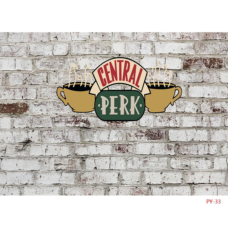 Friends Theme Photography Backdrops Pub 80s 90s Birthday Party ...