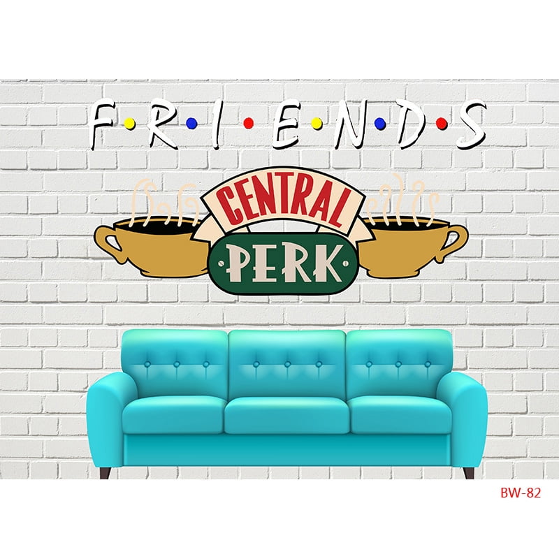 Friends Theme Photography Backdrops Pub 80s 90s Birthday Party ...