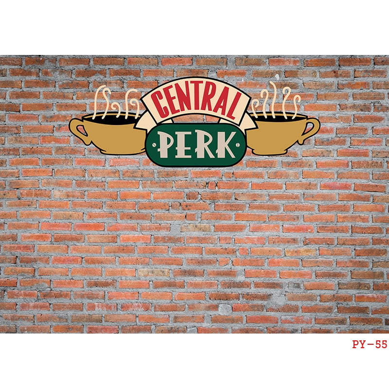 Friends Theme Photography Backdrops Pub 80s 90s Birthday Party ...