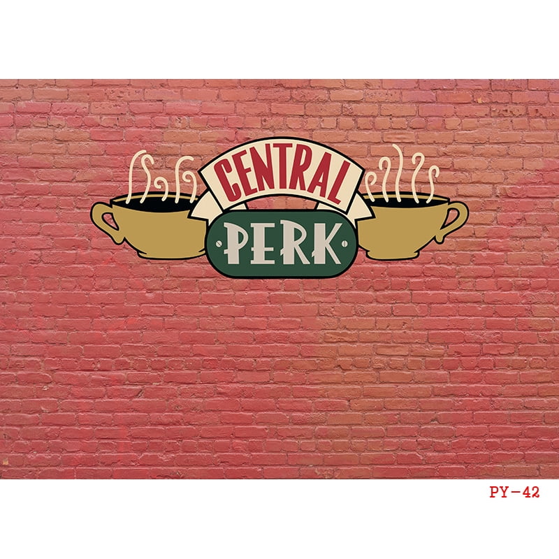 Friends Theme Photography Backdrops Pub 80s 90s Birthday Party ...