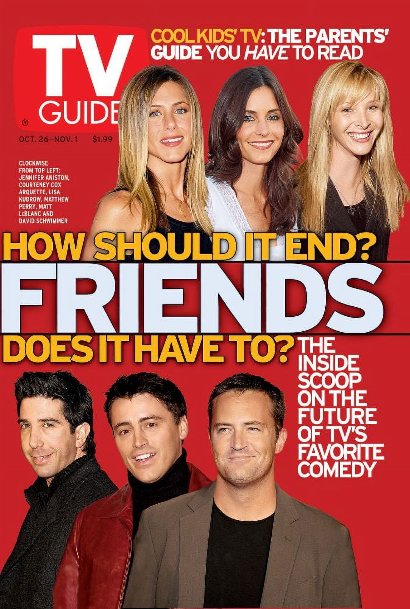 Friends, Top From Left: Jennifer Aniston, Courteney Cox, Lisa Kudrow ...