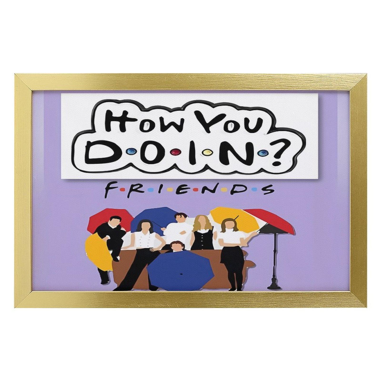 Friends Tv Frame Canvas Paintings For Wall Hanging Artistic Wall ...
