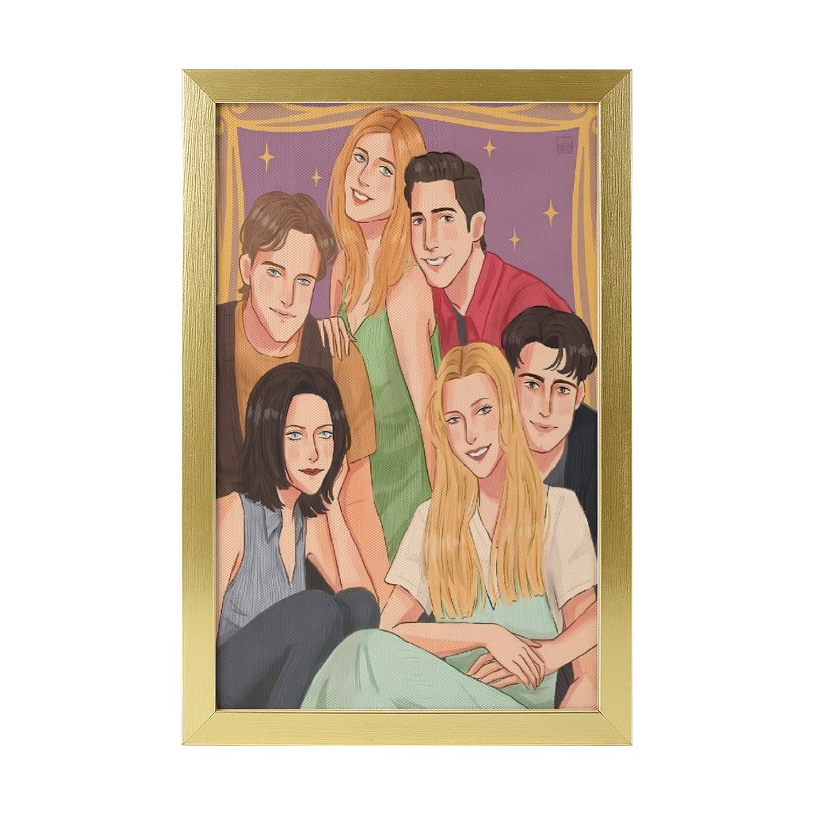 Friends Tv Frame For Hanging Paintings Canvas Paintings Vertical Wall ...
