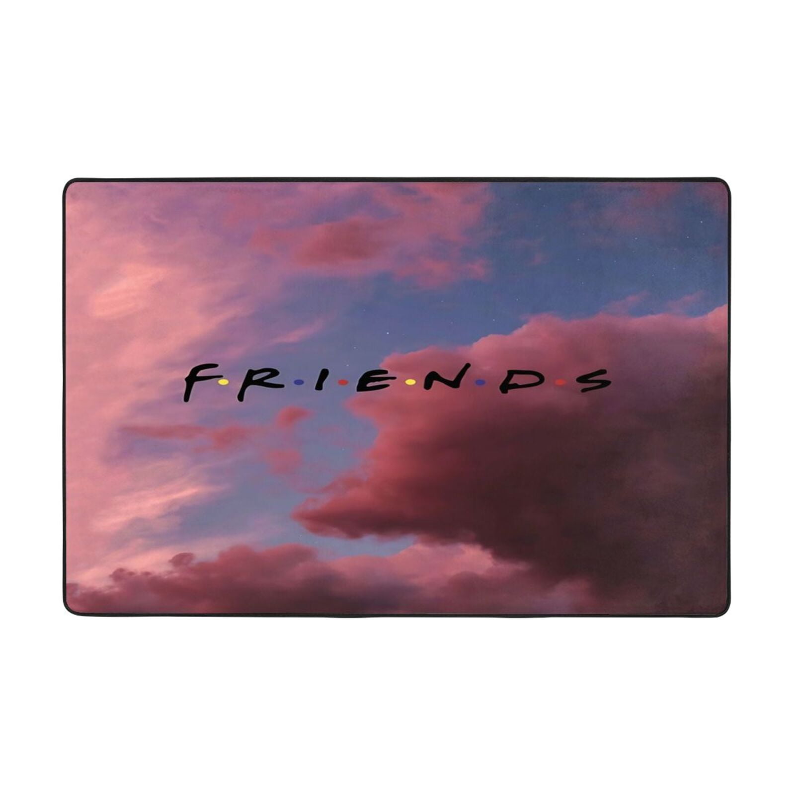Friends Tv Show Area Rug Cartoon Rugs Non-Slip Soft Carpet Soft Floor ...