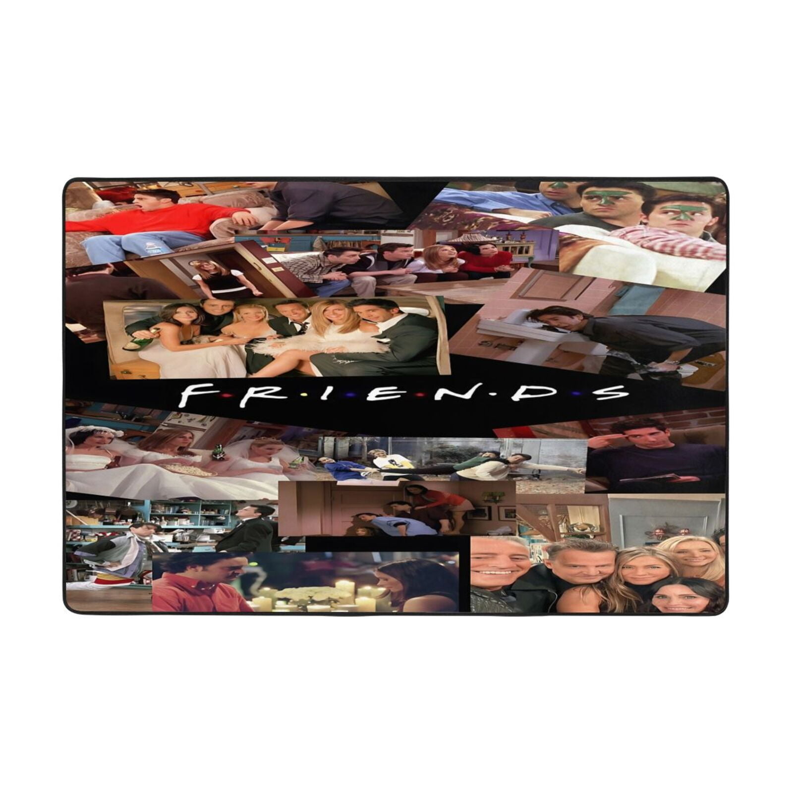 Friends Tv Show Area Rug Cartoon Rugs Non-Slip Soft Carpet Soft Floor ...