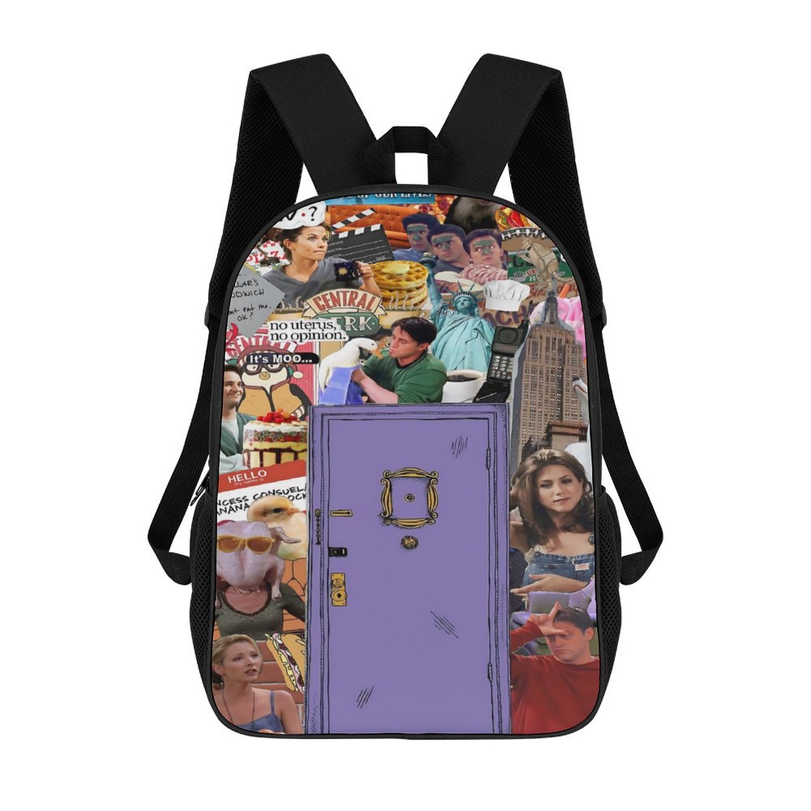 Friends Tv Show Backpack 17 Inch Lightweight Anime Print Design ...