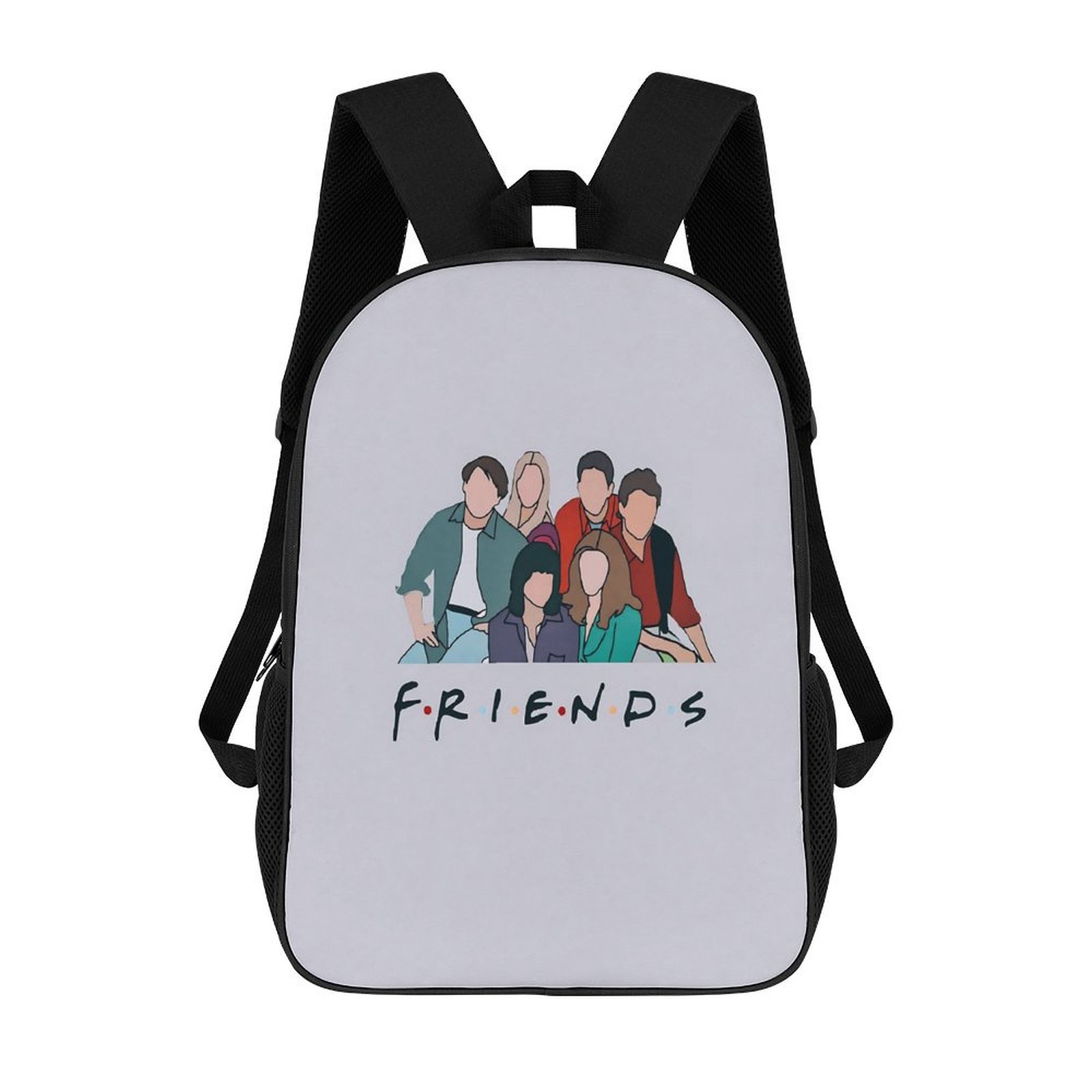 Friends Tv Show Backpack 17 Inch Lightweight Anime Print Design ...