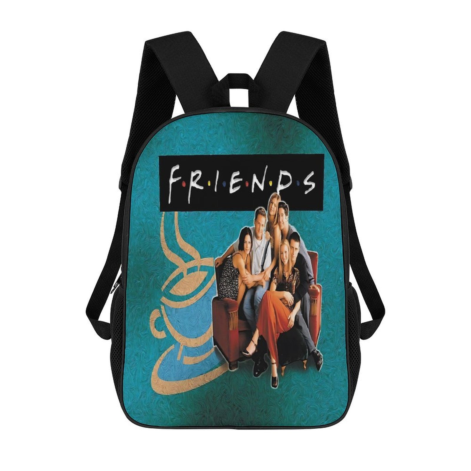 Friends Tv Show Backpack 17 Inch Lightweight Anime Print Design ...