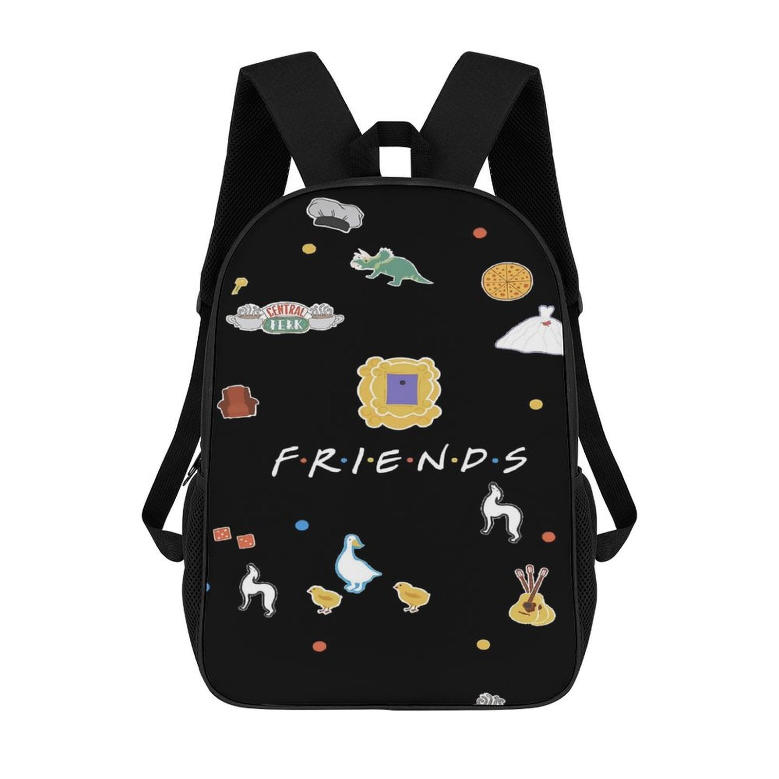 Friends Tv Show Backpack 17 Inch Lightweight Anime Print Design ...