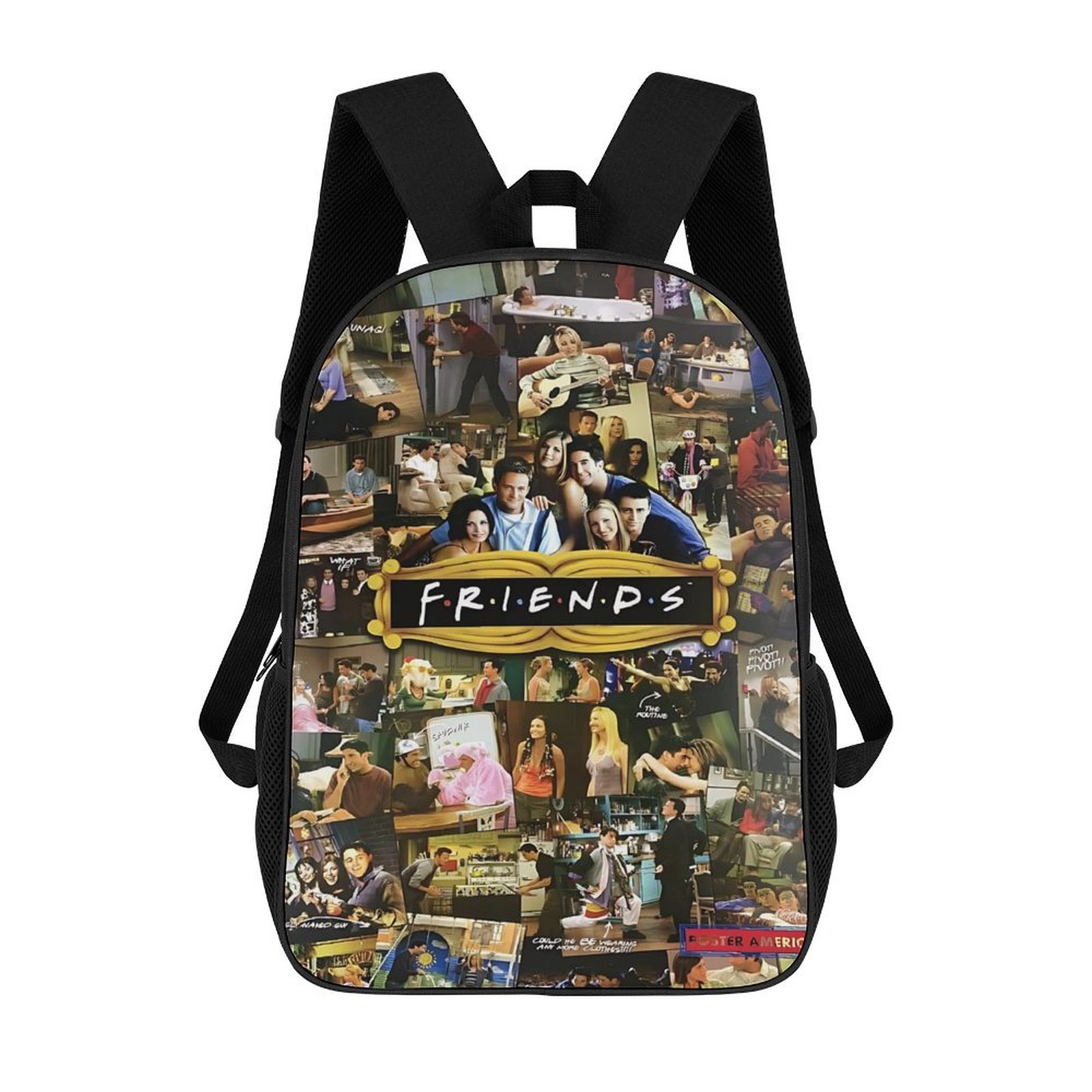 Friends Tv Show Backpack 17 Inch Lightweight Anime Print Design ...