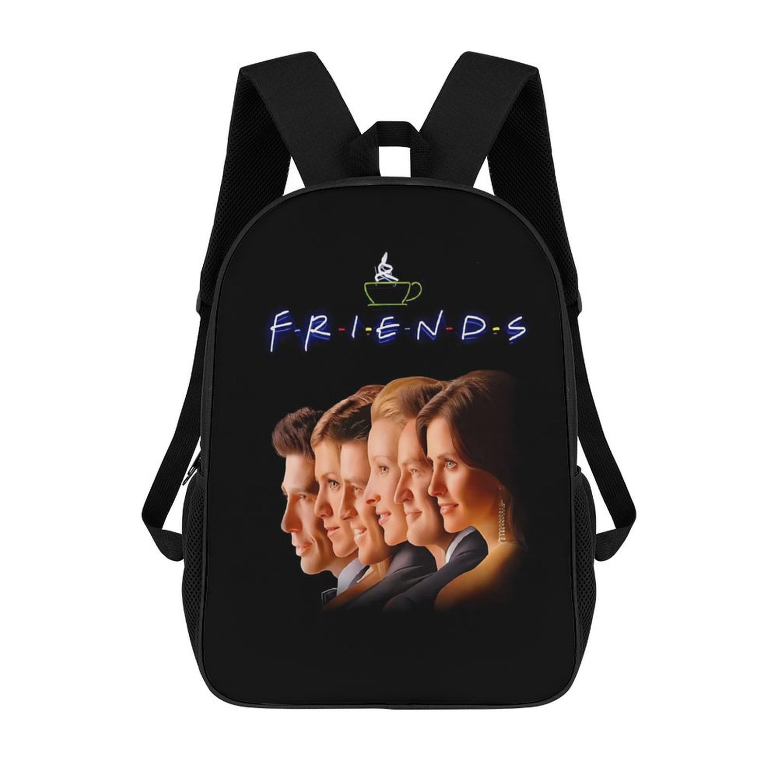 Friends Tv Show Backpack 17 Inch Lightweight Anime Print Design ...