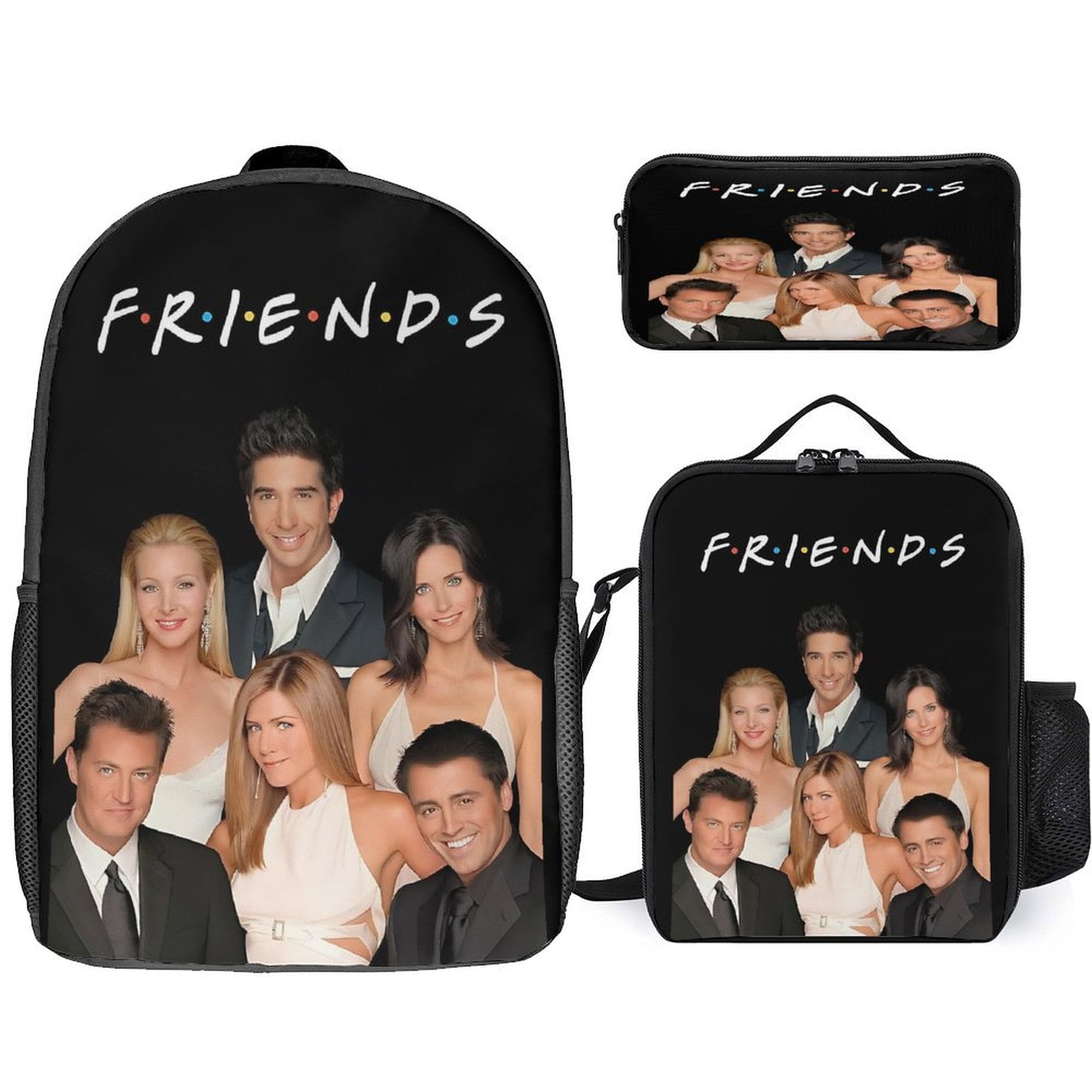 Friends Tv Show Backpack 3PCS Backpack Set Lunch Box And Pencil Case ...