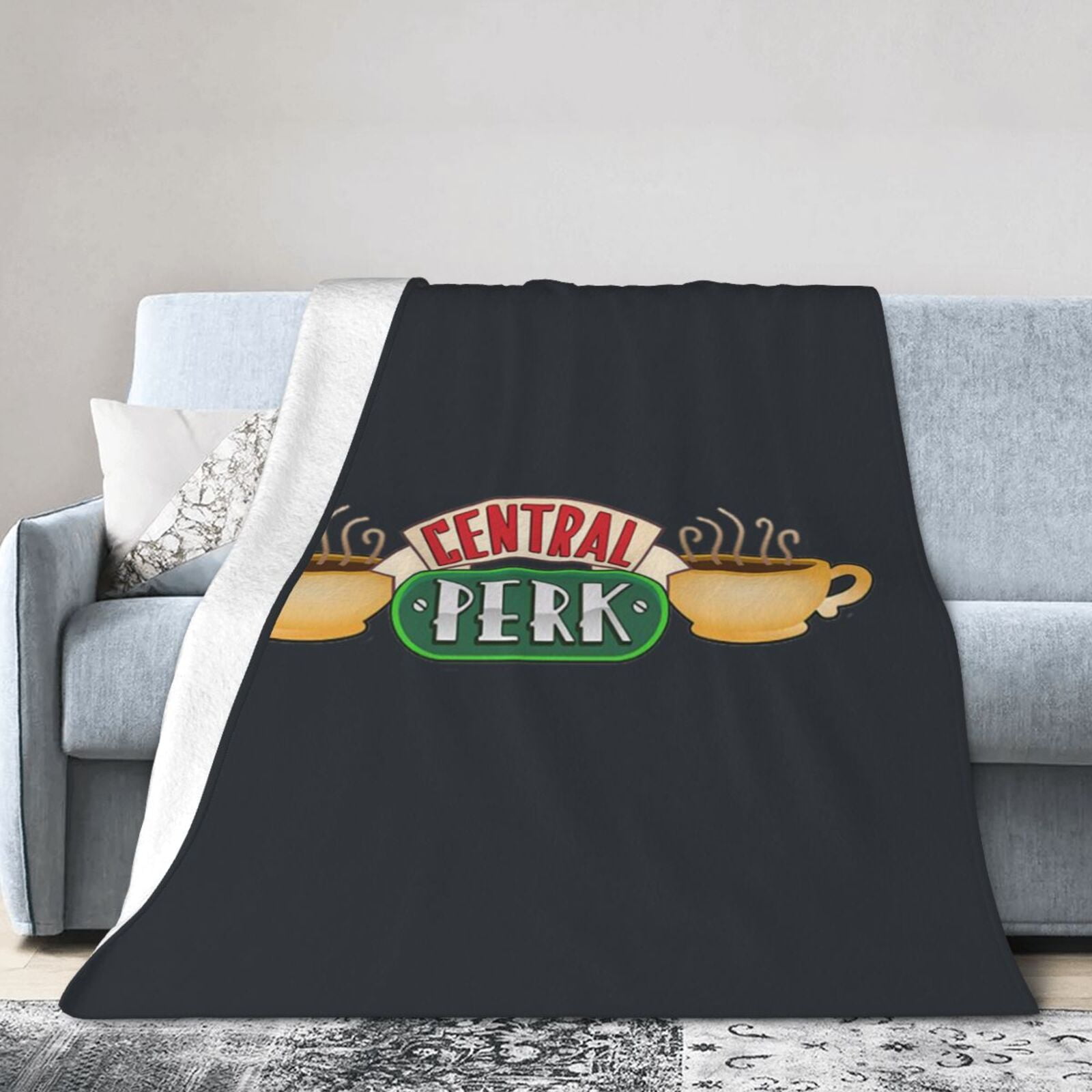 Friends Tv Show Central Perk Soft Throw Blanket Premium Fleece Blanket ...
