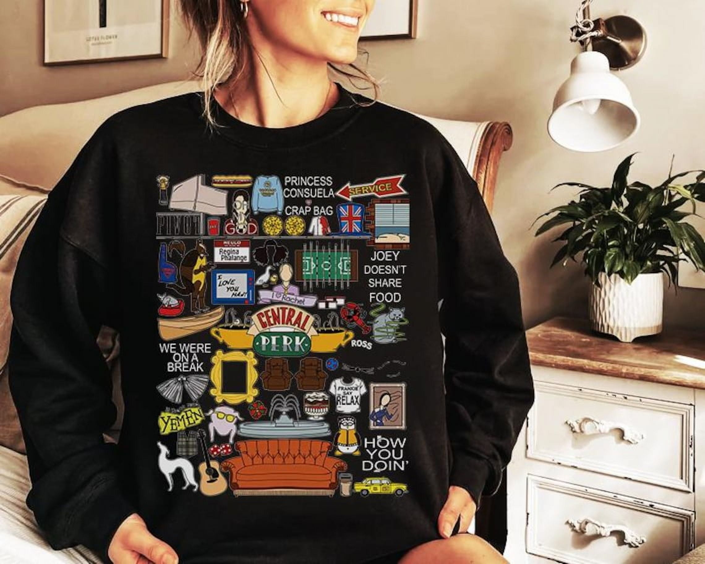 Friends Tv Show Icons Shirt, best friend gift,jennifer aniston,matthew ...