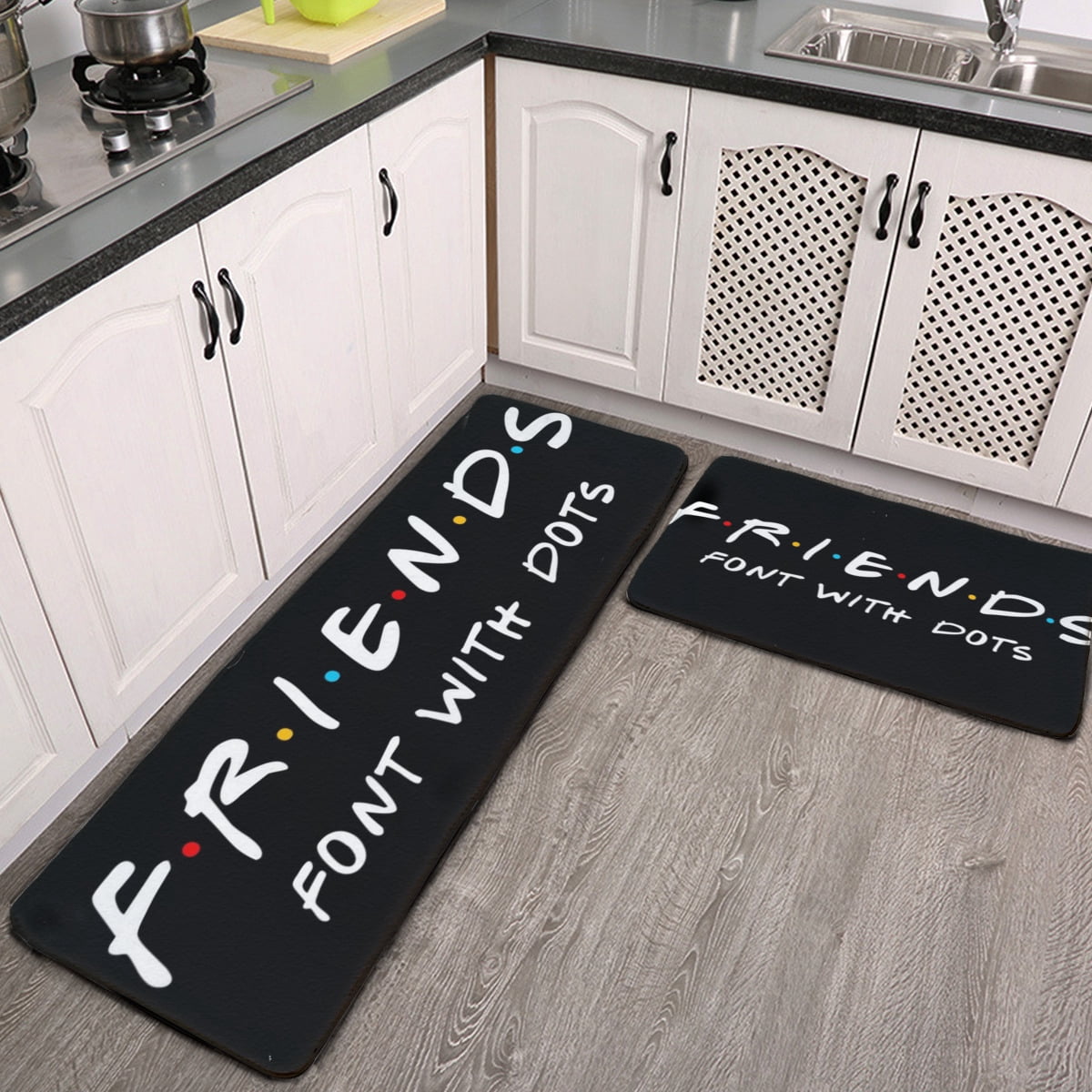 Friends Tv Show Kitchen Floor Mats Set Of 2, Waterproof and Non-Slip ...