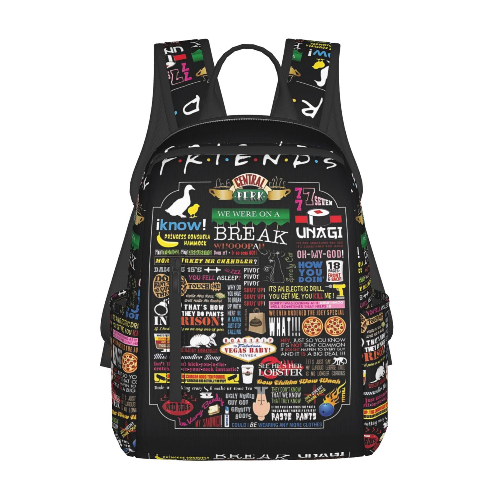 Friends Tv Show Laptop Backpack with Compartment Laptop Bag Daypack for ...