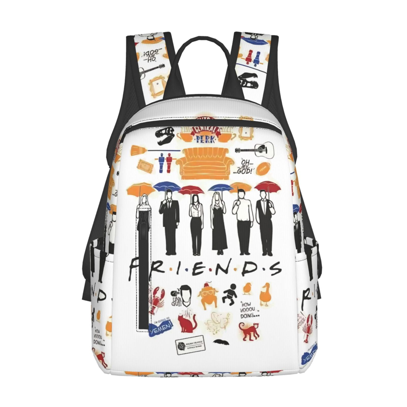 Friends Tv Show Laptop Backpack with Compartment Laptop Bag Daypack for ...