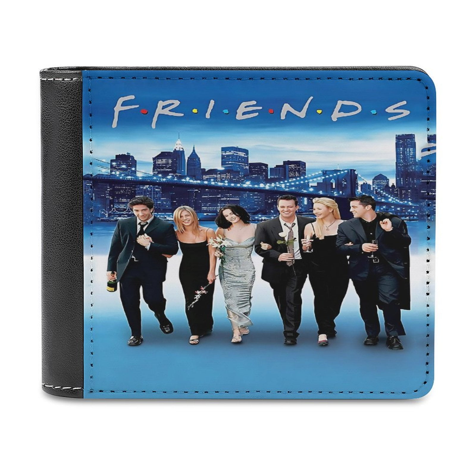 Friends Tv Show Leather Wallet Mens Wallets Slim Durable Bifold Wallets ...