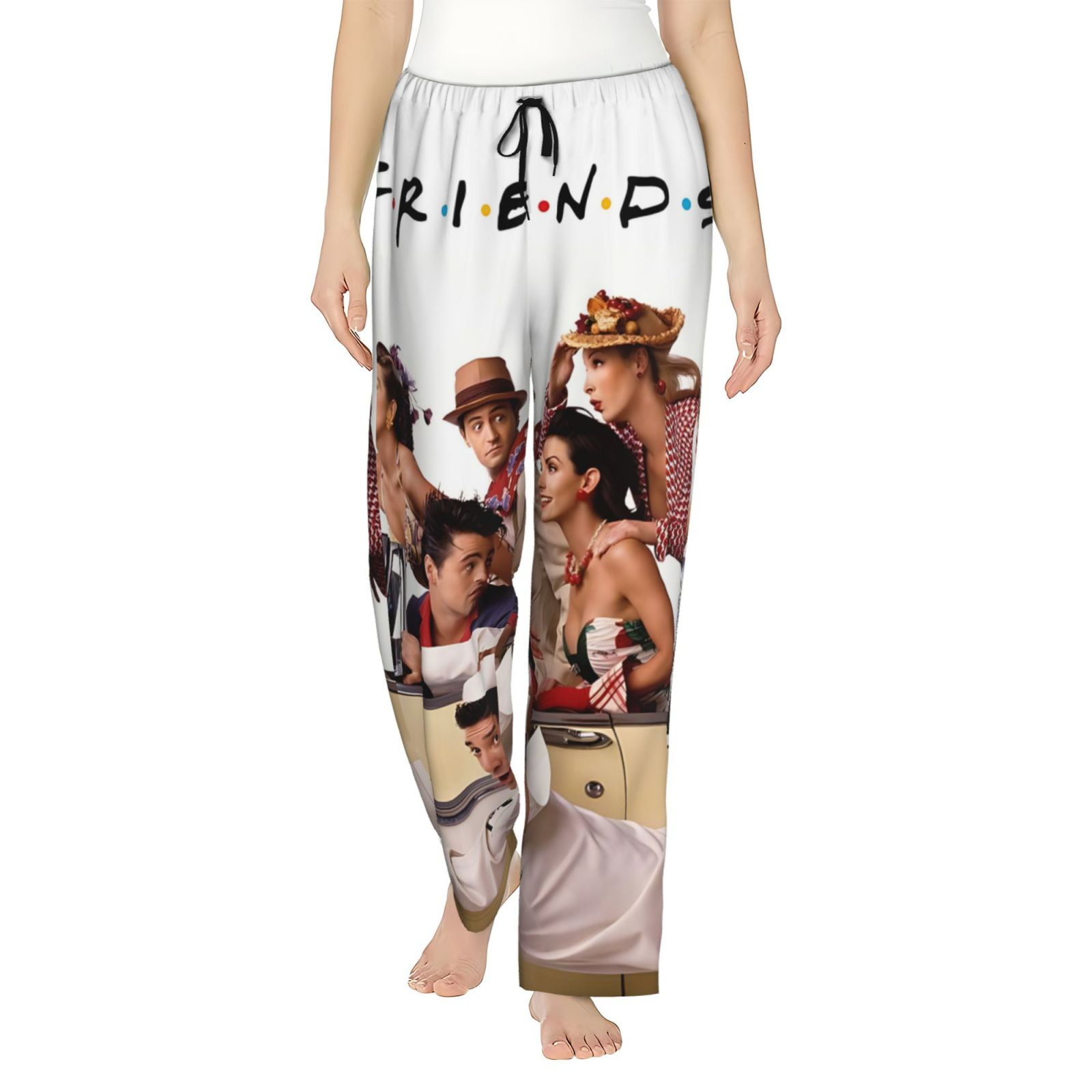 Friends Tv Show Lounge Pajama Pants Cute Breathable Loose-Fit Women ...