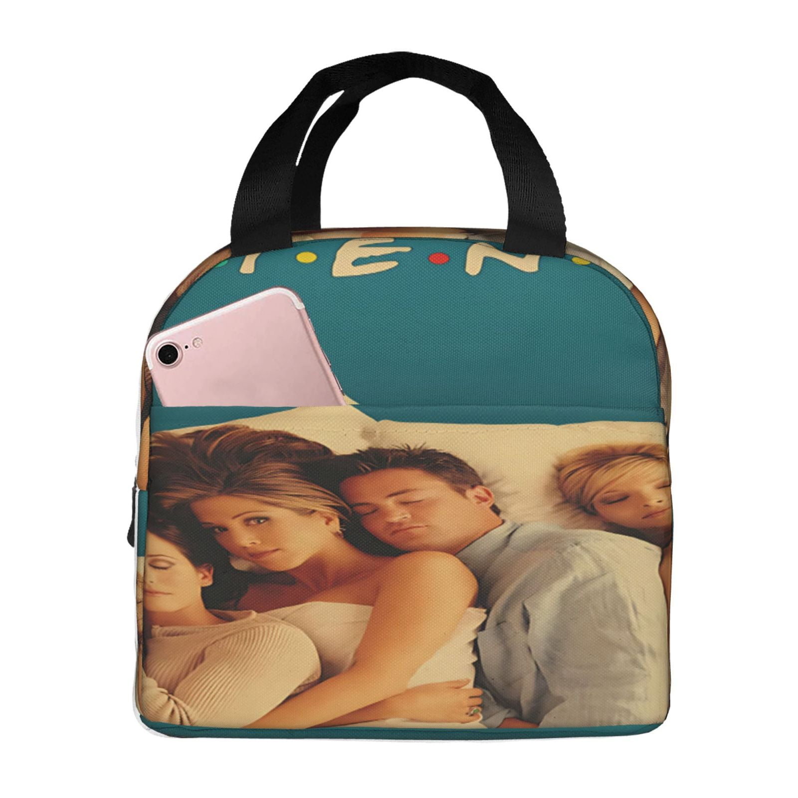 Friends Tv Show Lunch Bag Kawaii Anime Reusable Cooler Bag Lunch Box ...