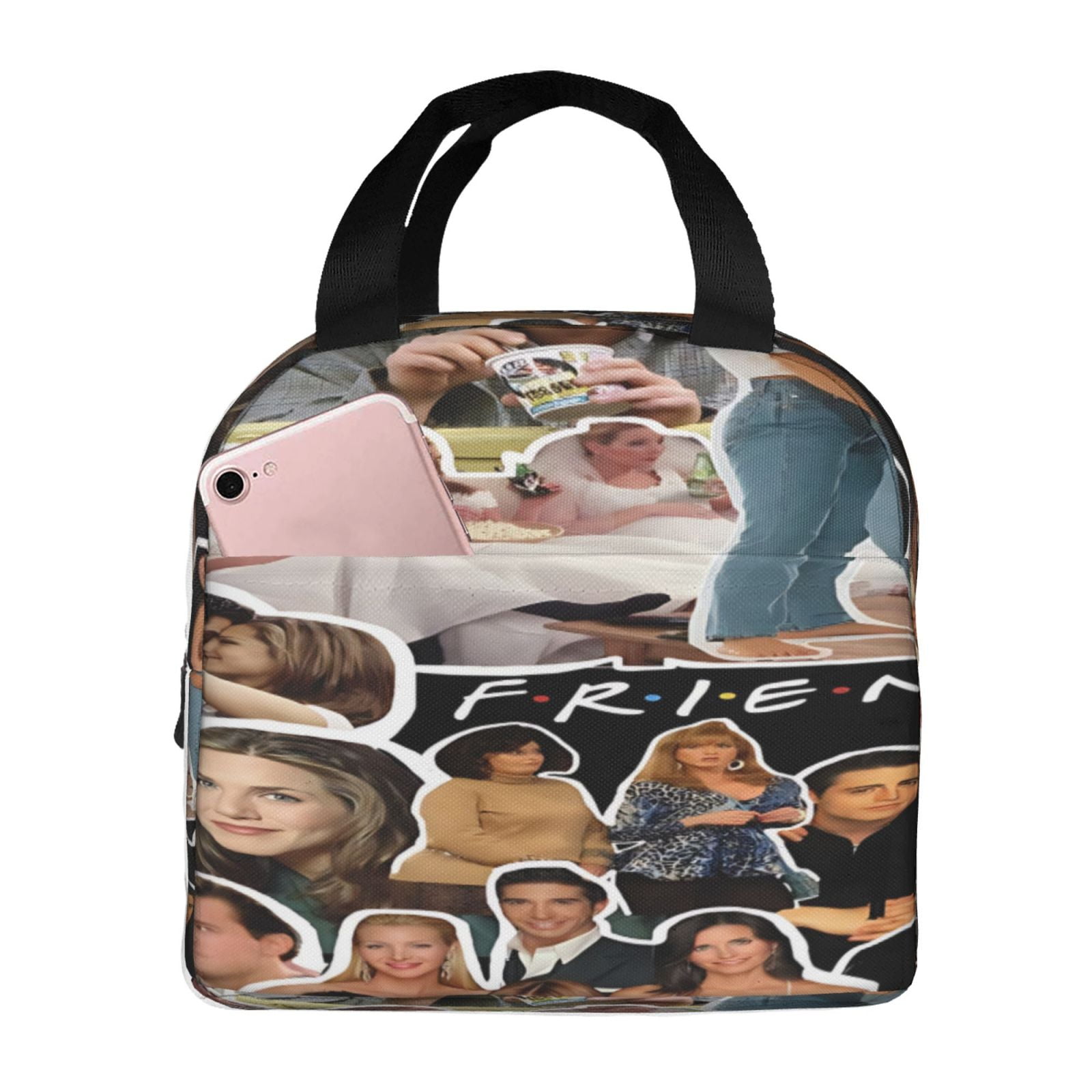 Friends Tv Show Lunch Bag Kawaii Anime Reusable Cooler Bag Lunch Box ...