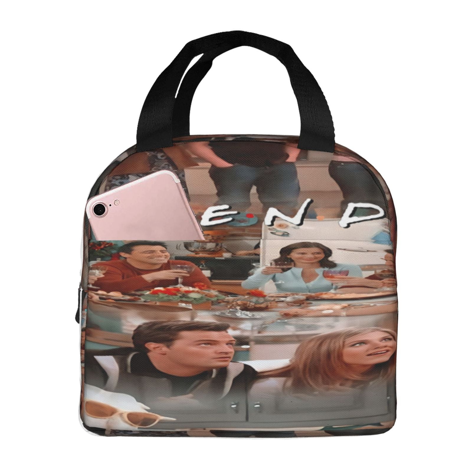 Friends Tv Show Lunch Bag Kawaii Anime Reusable Cooler Bag Lunch Box ...