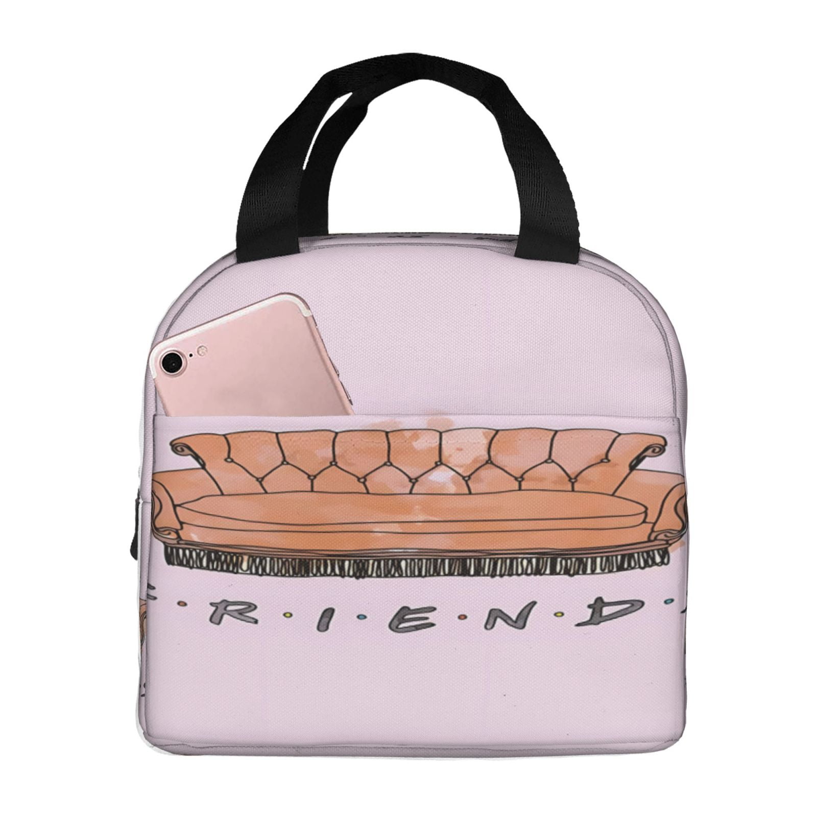 Friends Tv Show Lunch Bag Kawaii Anime Reusable Cooler Bag Lunch Box ...