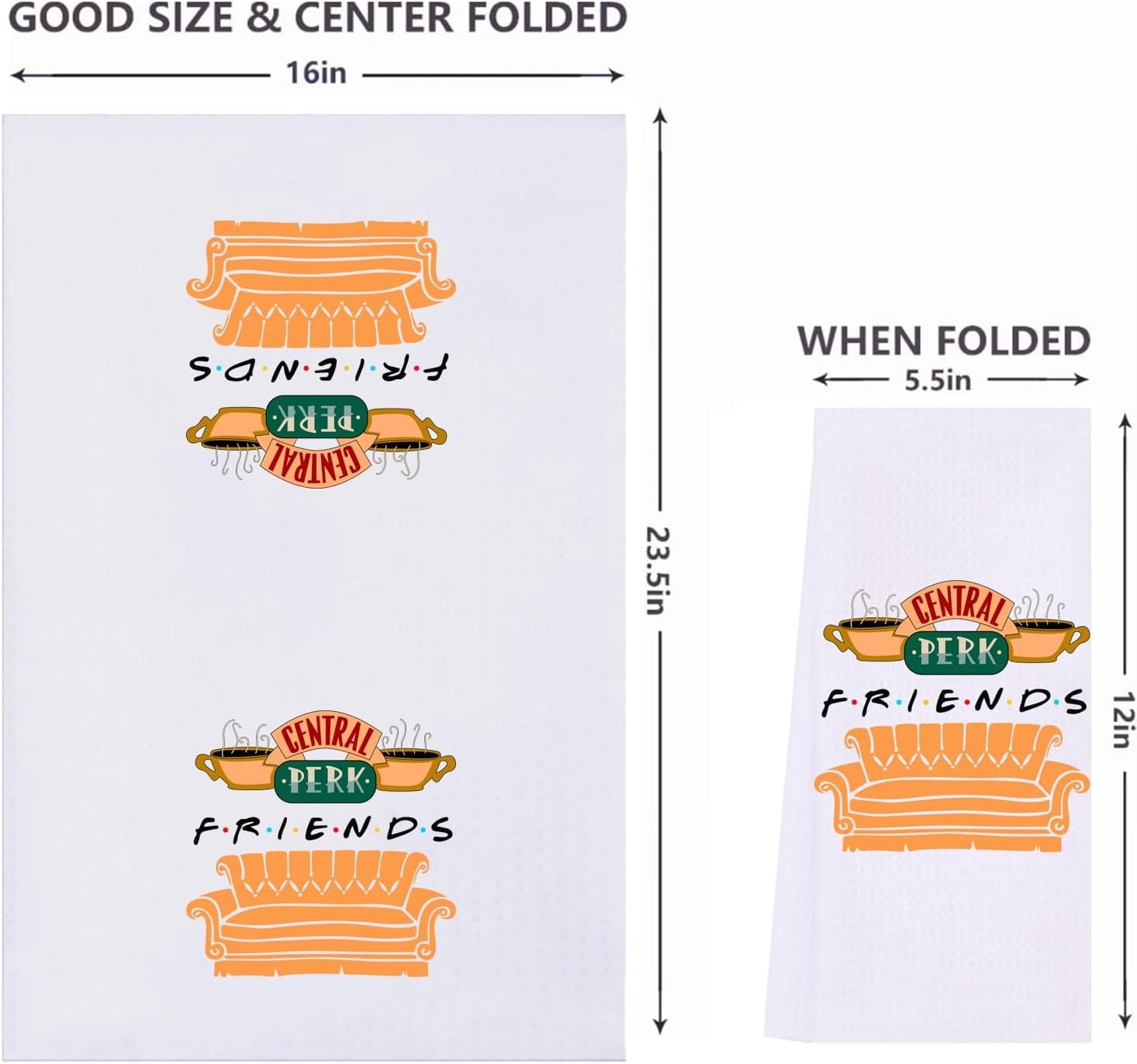 Friends Tv Show Merchandise, Friends Tv Show Kitchen Towels, Funny ...