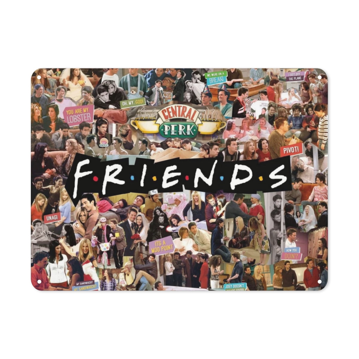 Friends Tv Show Metal Poster Metal Sign Home Bar Cafe Farm Room Fun ...