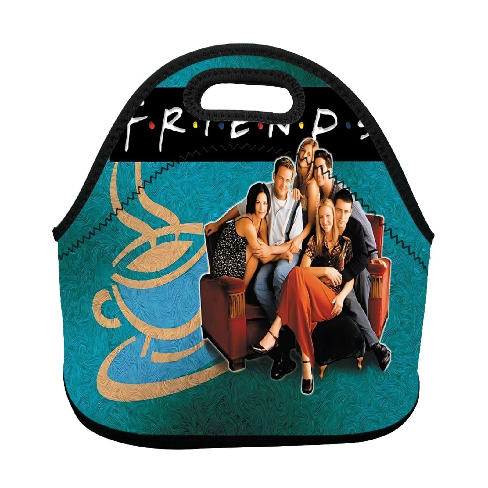 Friends Tv Show Neoprene Lunch Bag Insulated Waterproof Lunch Bag Tote ...