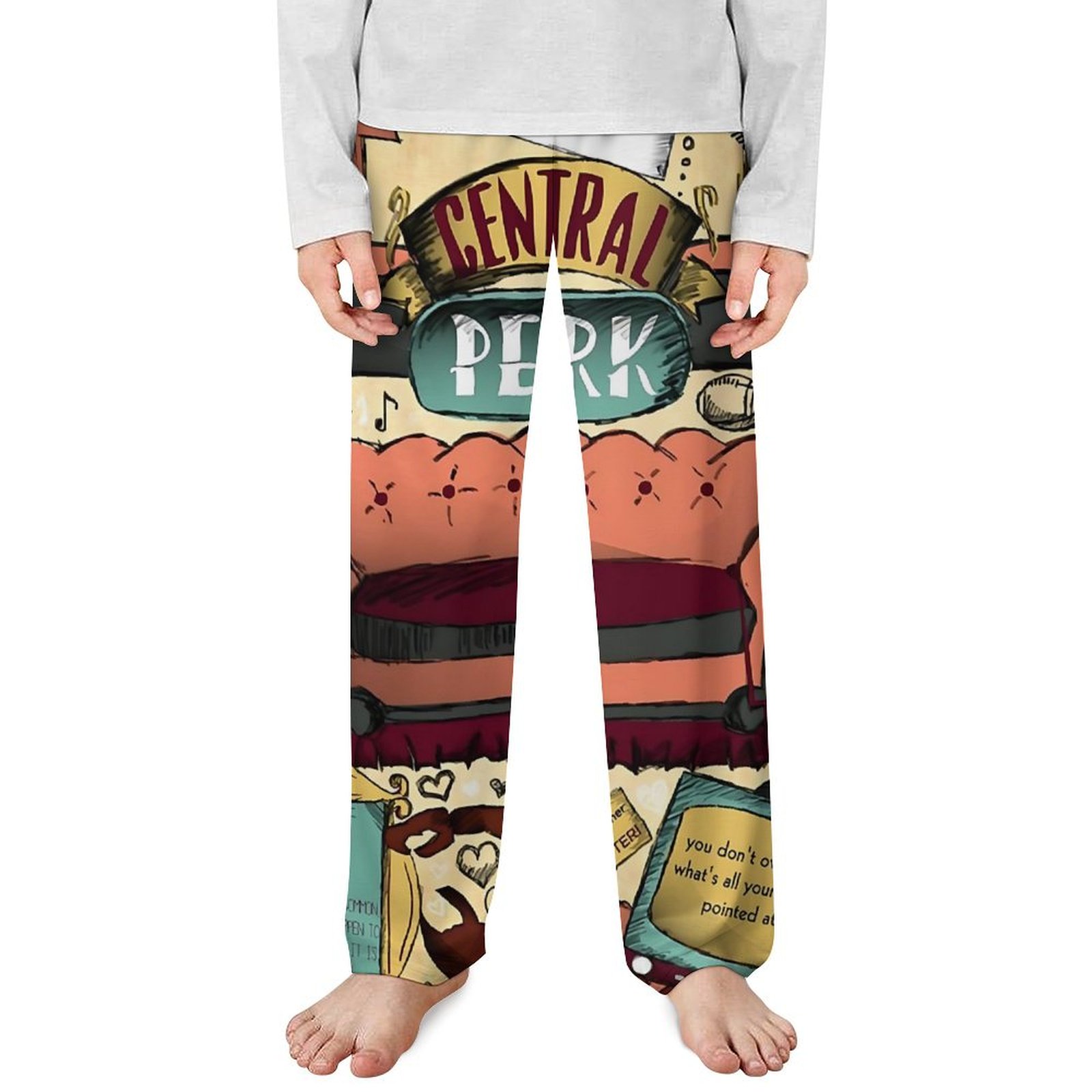 Friends Tv Show Pajamas for Boys Girls Cute Cartoon Print Kawaii Casual ...