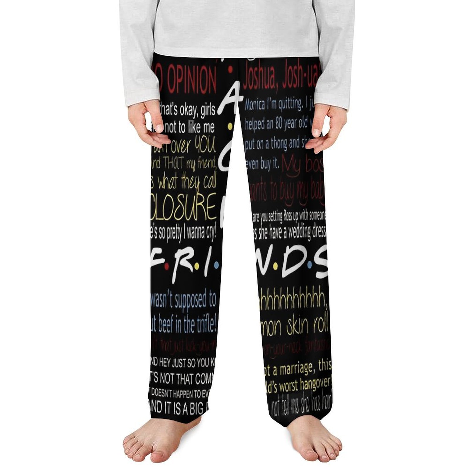 Friends Tv Show Pajamas for Boys Girls Cute Cartoon Print Kawaii Casual ...