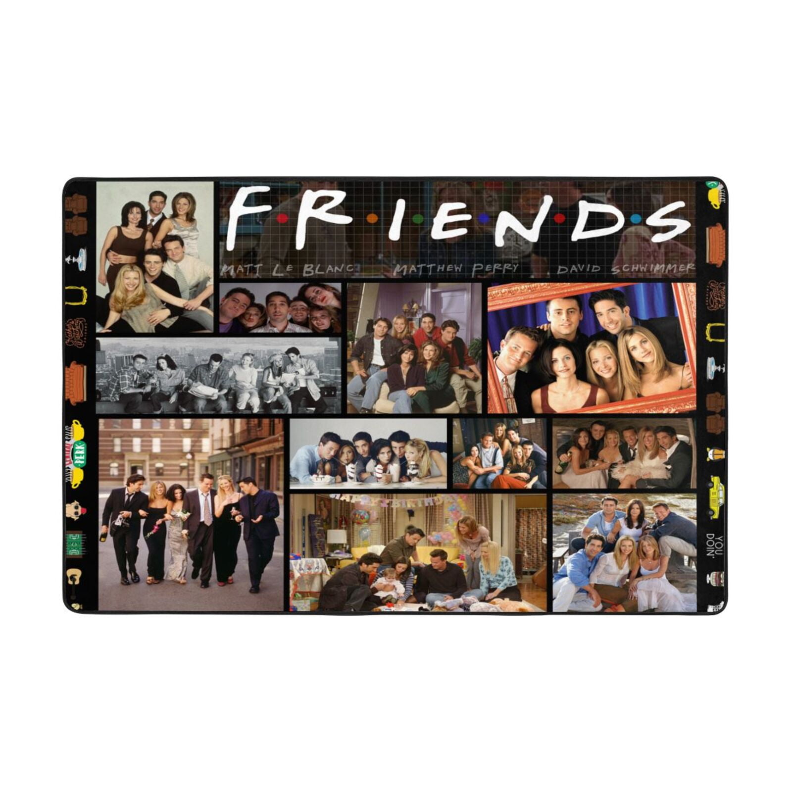Friends Tv Show Rugs Washable Cover Floor Rug Carpets Bathroom ...
