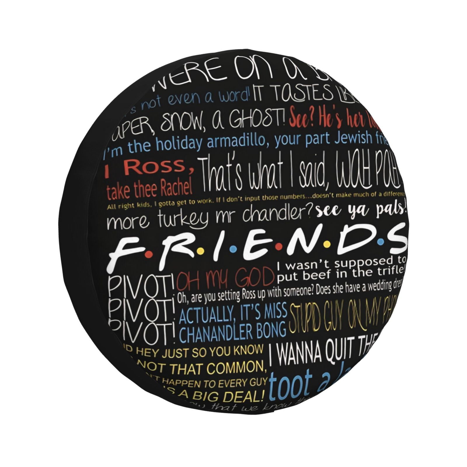 Friends Tv Show Spare Tire Cover Wheel Tire Cover Fit Trailer, RV, SUV ...