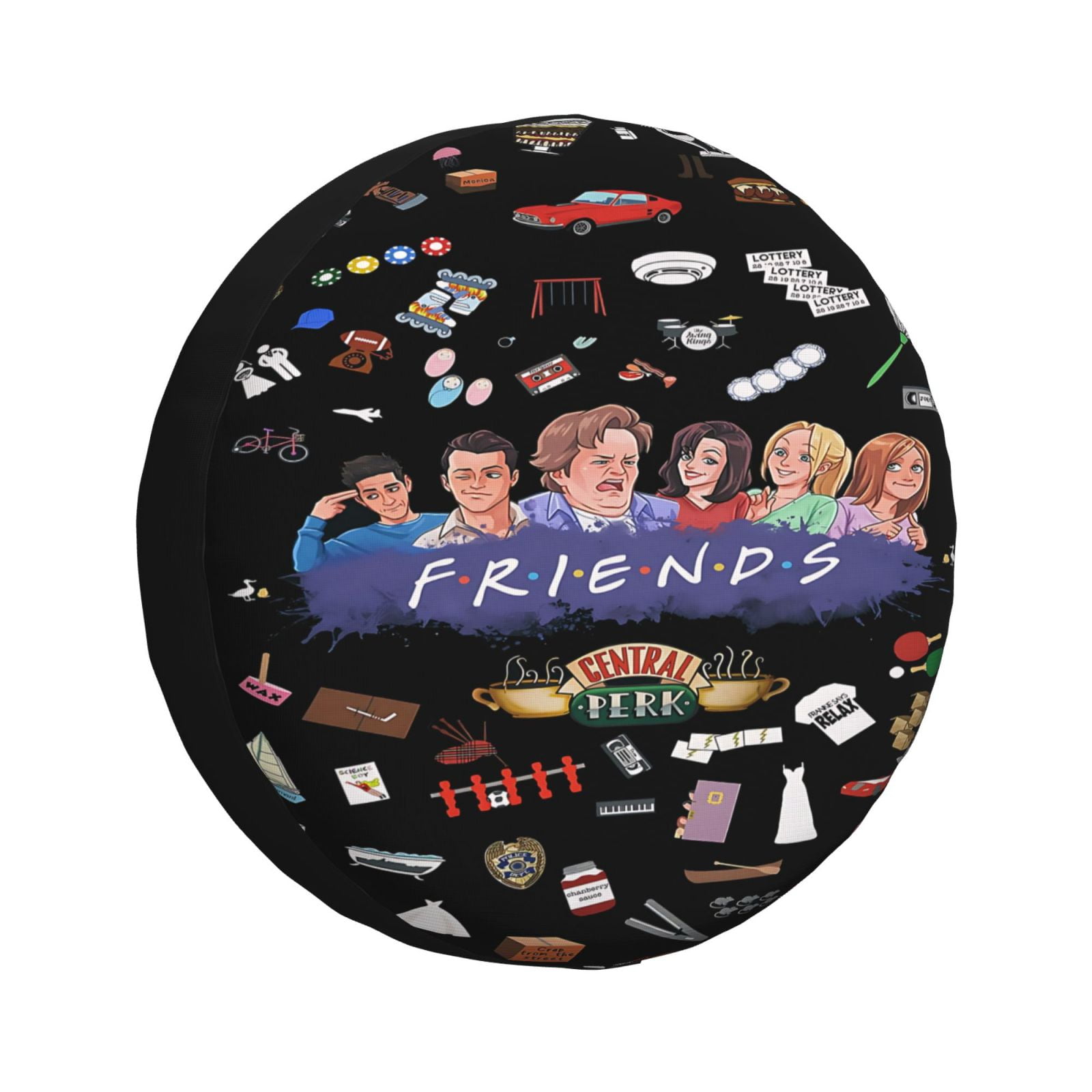 Friends Tv Show Spare Tire Cover Wheel Tire Cover Fit Trailer, RV, SUV ...