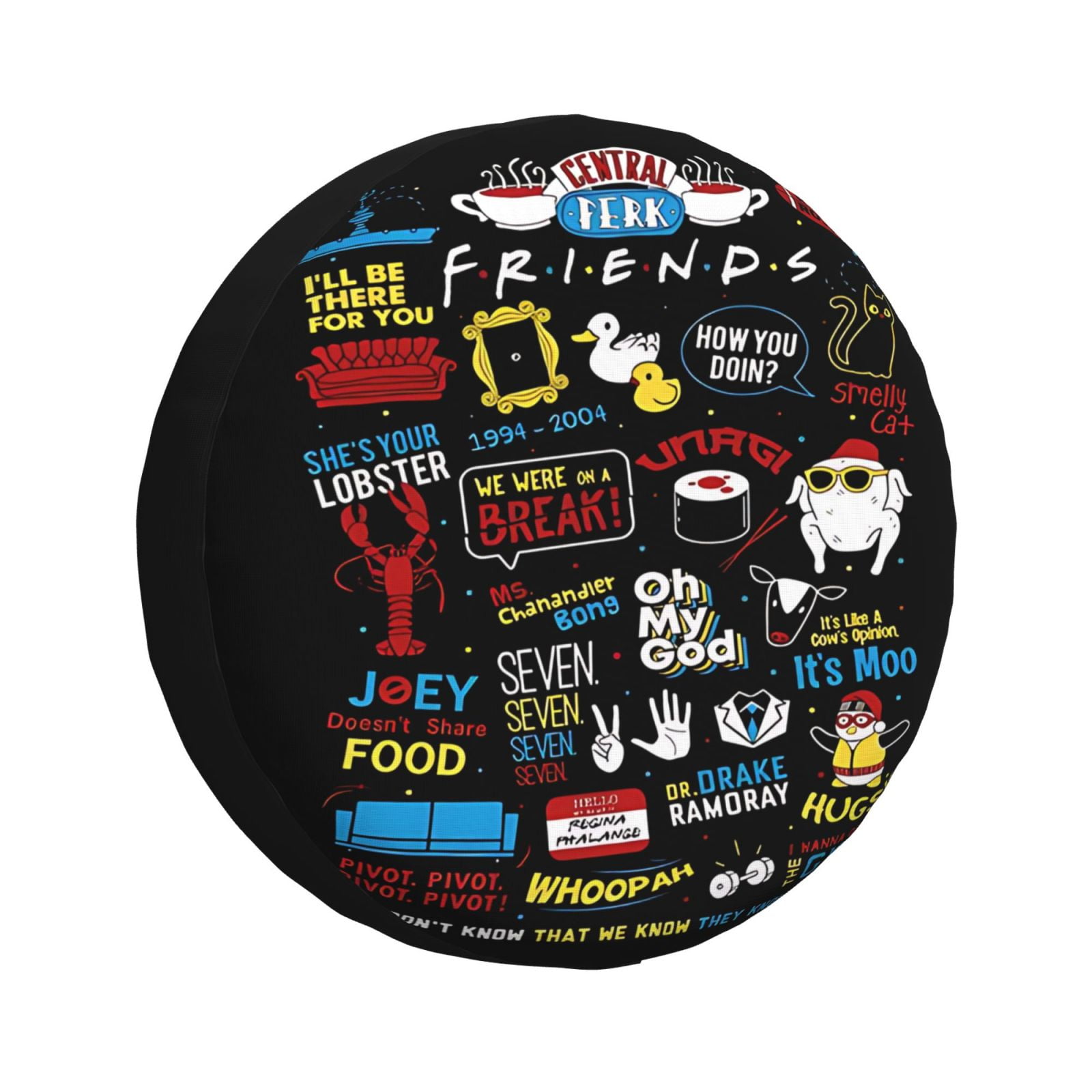 Friends Tv Show Spare Tire Cover Wheel Tire Cover Fit Trailer, RV, SUV ...